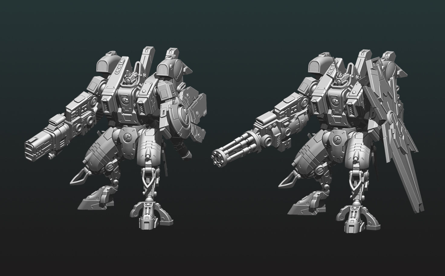Dark Matter Reactor Battlesuit 3D model 3D printable | CGTrader