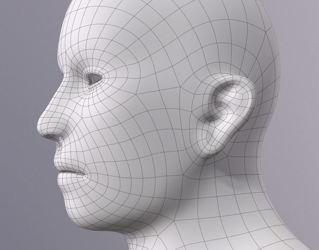 3D model Human Body Base Mesh VR / AR / low-poly | CGTrader