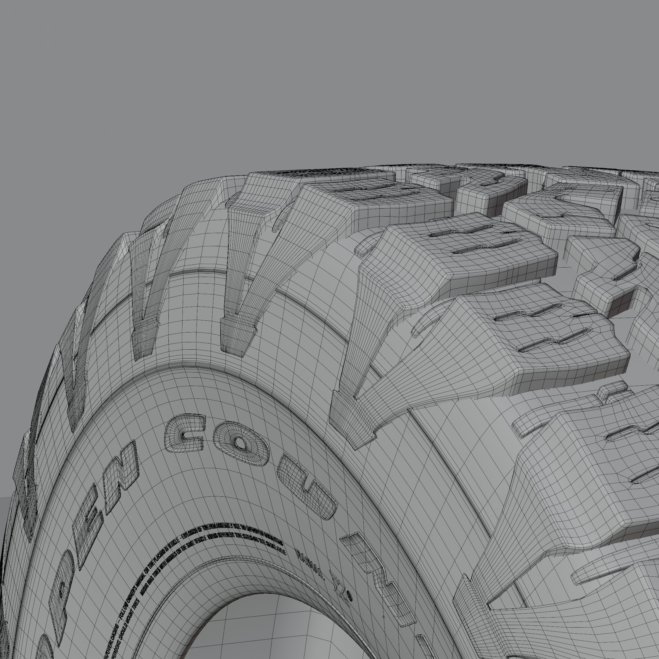 Toyo All Terrain off road tire 3D model | CGTrader