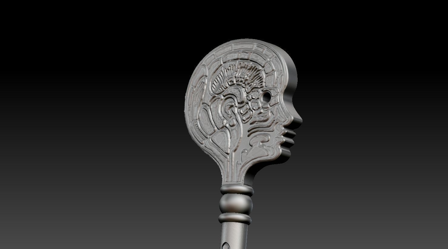 Locke and key Head key 3D model 3D printable | CGTrader