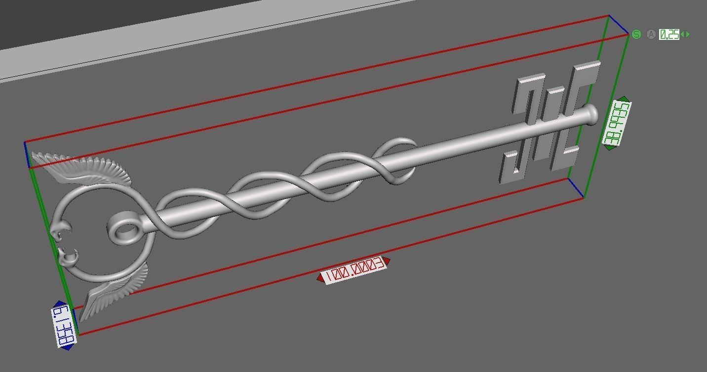 Locke and Key Mending key 3D model 3D printable | CGTrader