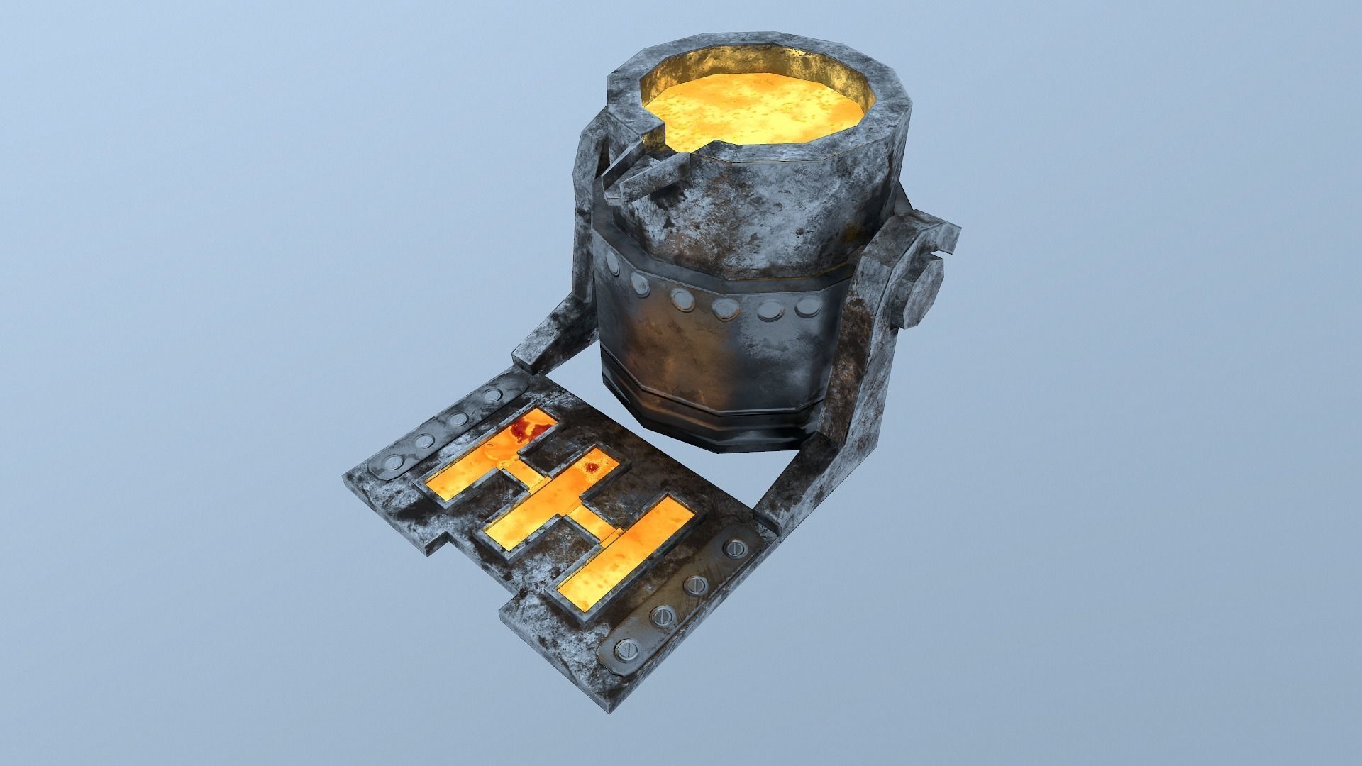 3D model Mine Cauldron VR / AR / low-poly | CGTrader