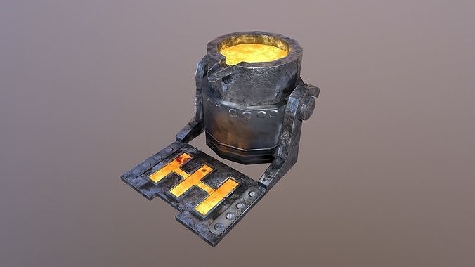3D model Mine Cauldron VR / AR / low-poly | CGTrader