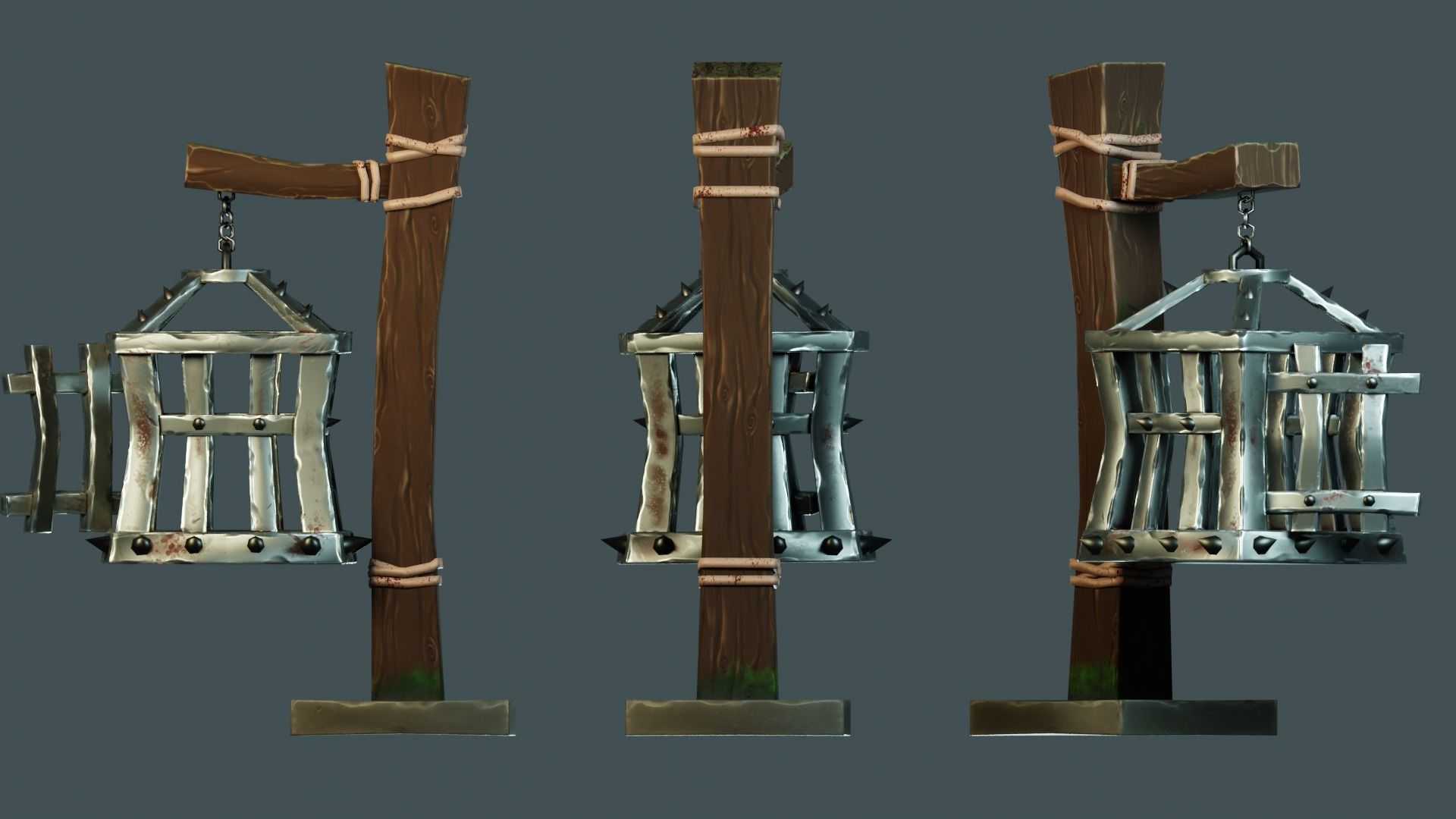 3D model Stylized prison cell VR / AR / low-poly | CGTrader