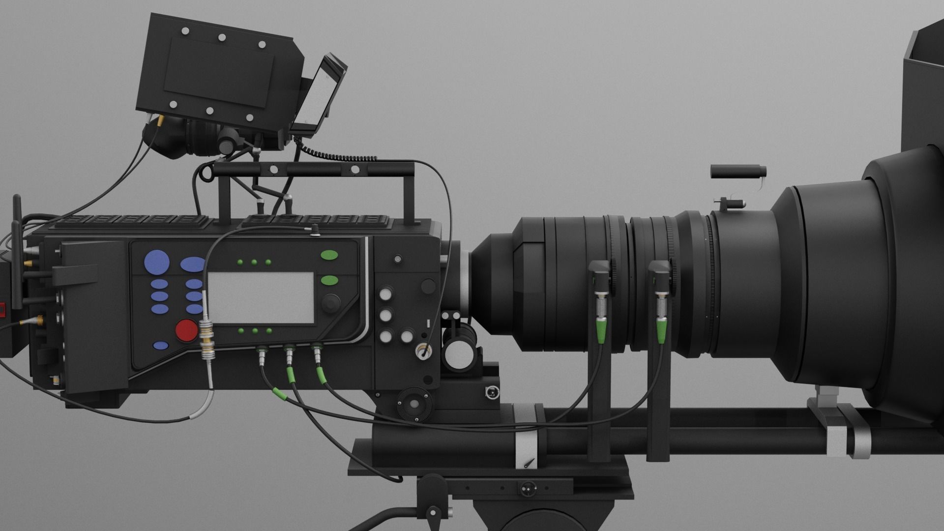 Professional Movie Camera 3D model | CGTrader