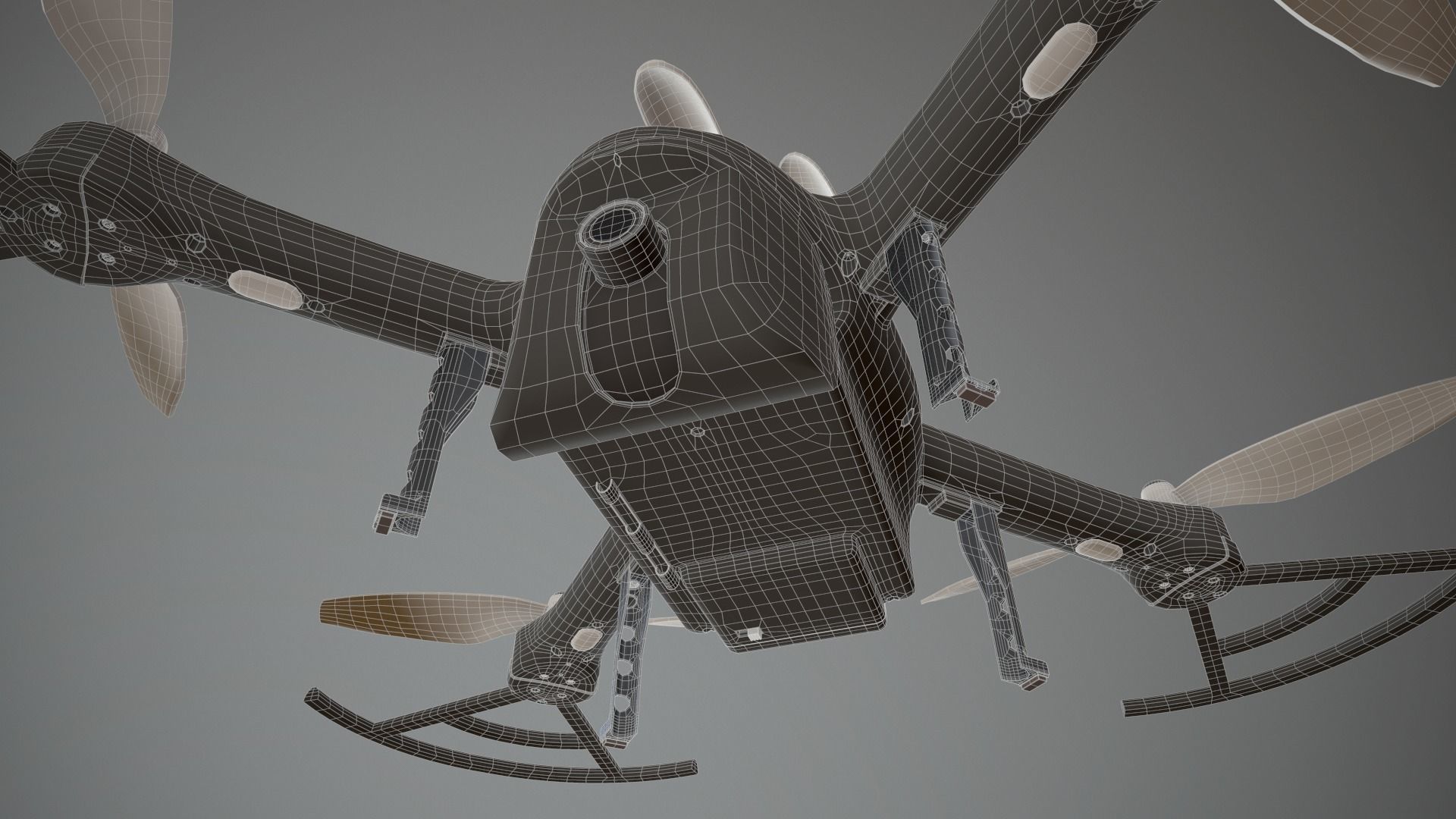 Modified model of a Drone 3D model | CGTrader