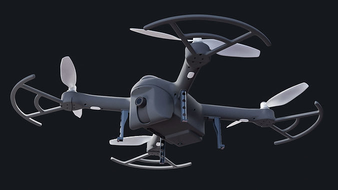 Modified model of a Drone 3D model | CGTrader