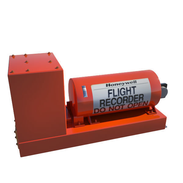 Honeywell Flight Recorder - Black Box 3D model | CGTrader