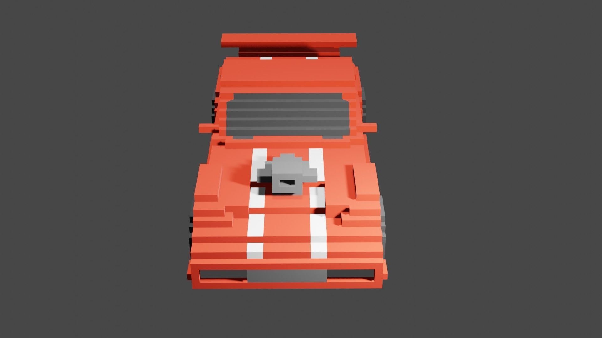 3D model Voxel race car for you games VR / AR / low-poly | CGTrader