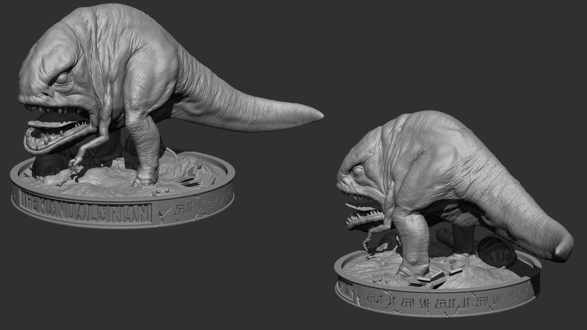 Blurrg - The Mandalorian 3D model 3D printable | CGTrader