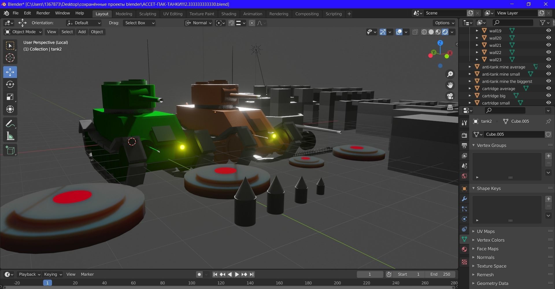 tanks asset pack free VR / AR / low-poly 3D model | CGTrader