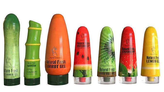 Uzon shampoo set 3D model | CGTrader