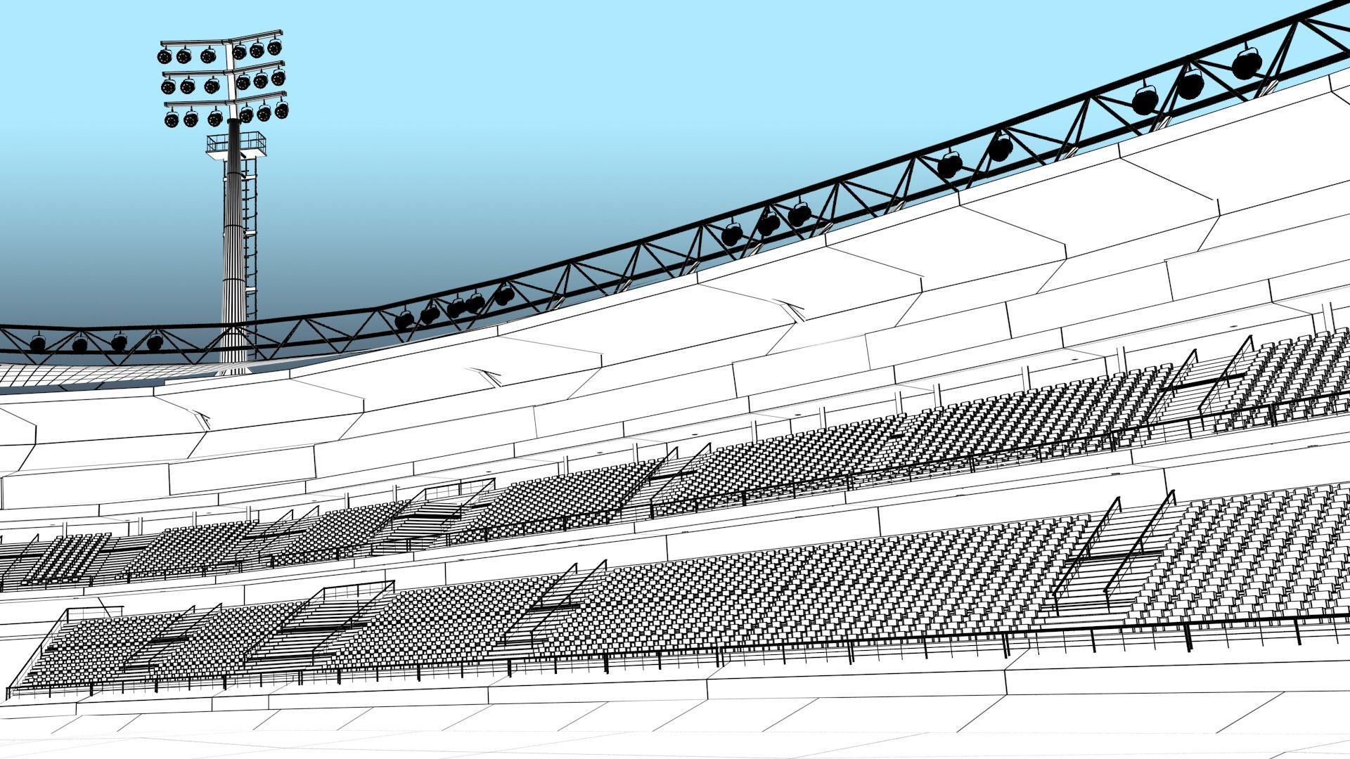 Stadium Fx3d 3D model | CGTrader