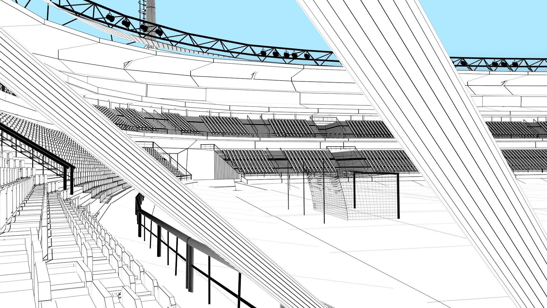 Stadium Fx3d 3D model | CGTrader