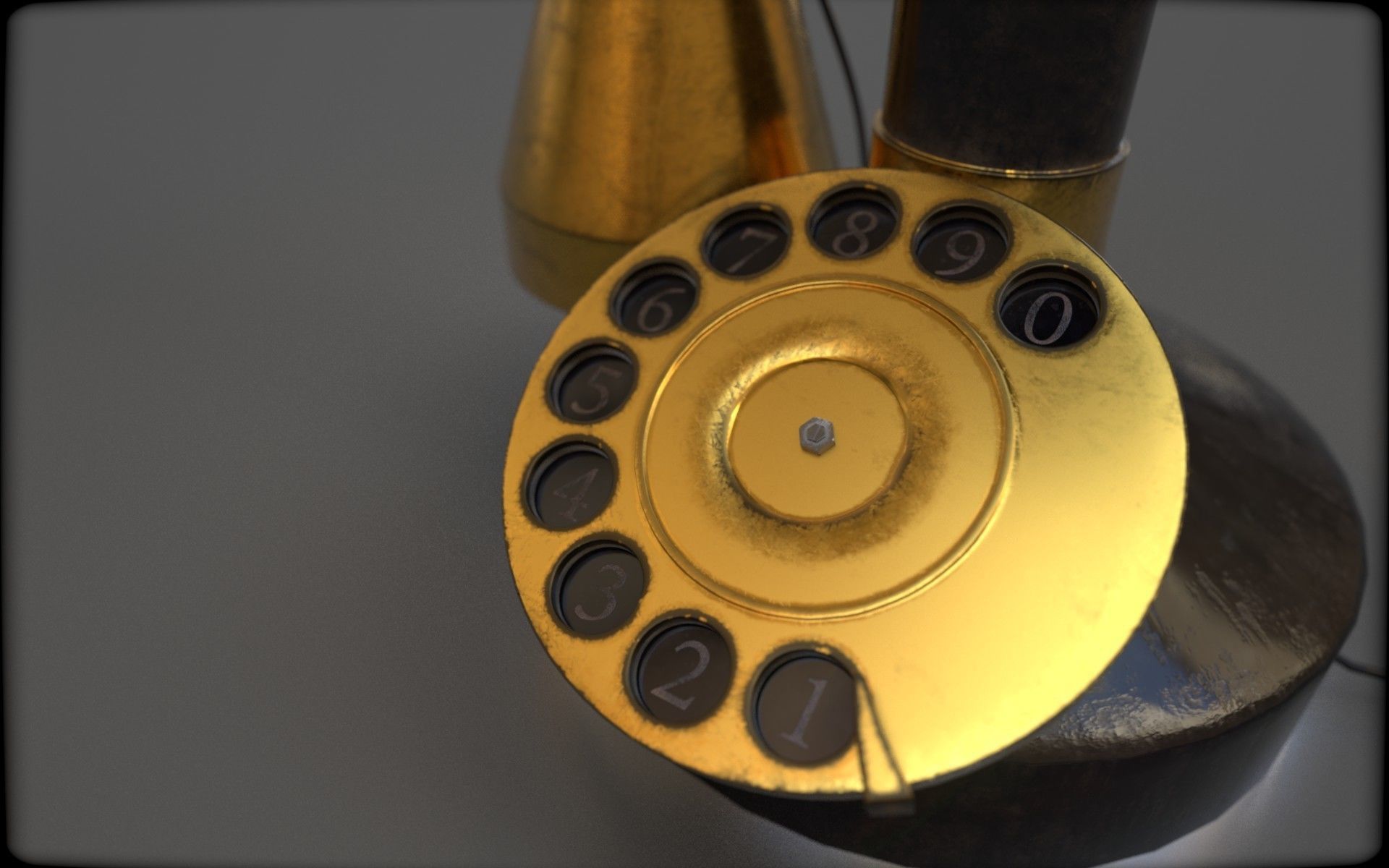 3D model WW2 monophone VR / AR / low-poly | CGTrader