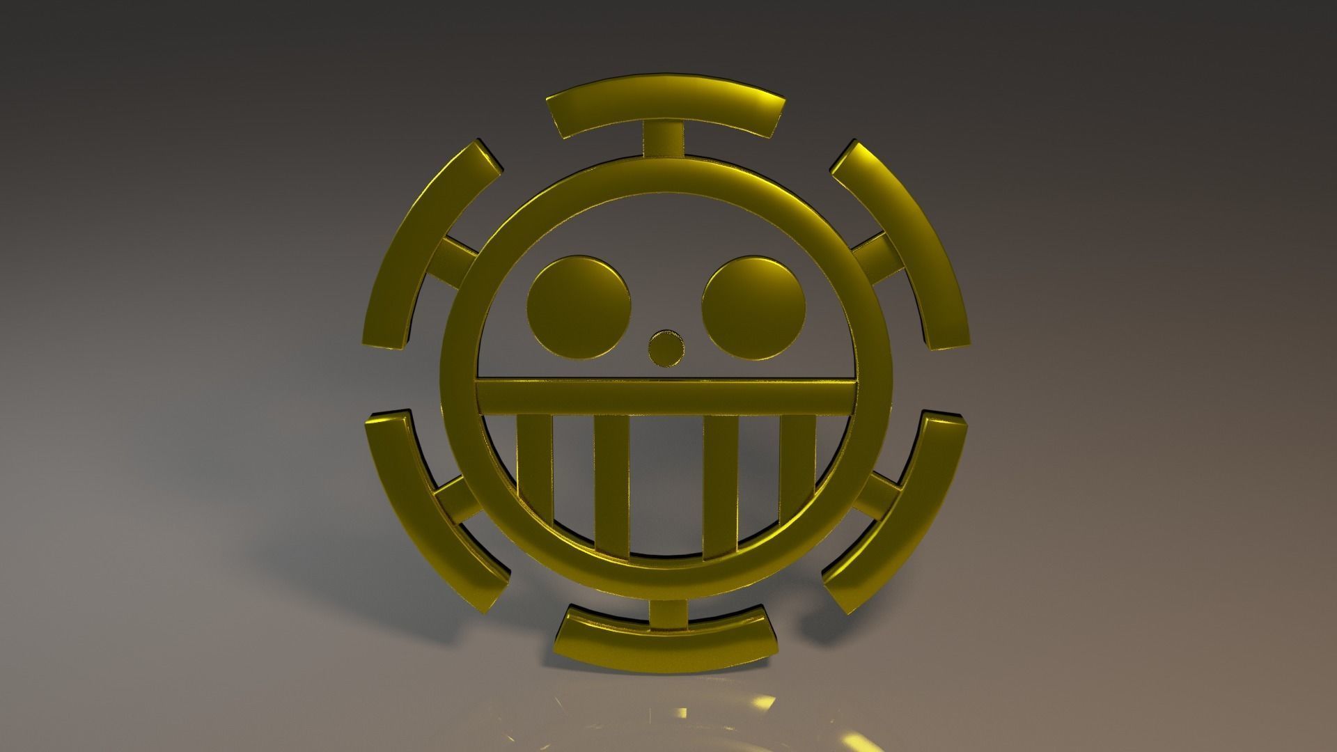 3D model Trafalgar D Water Law Logo VR / AR / low-poly | CGTrader