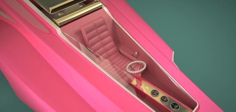 Panthermobile from pink panther 3D model | CGTrader