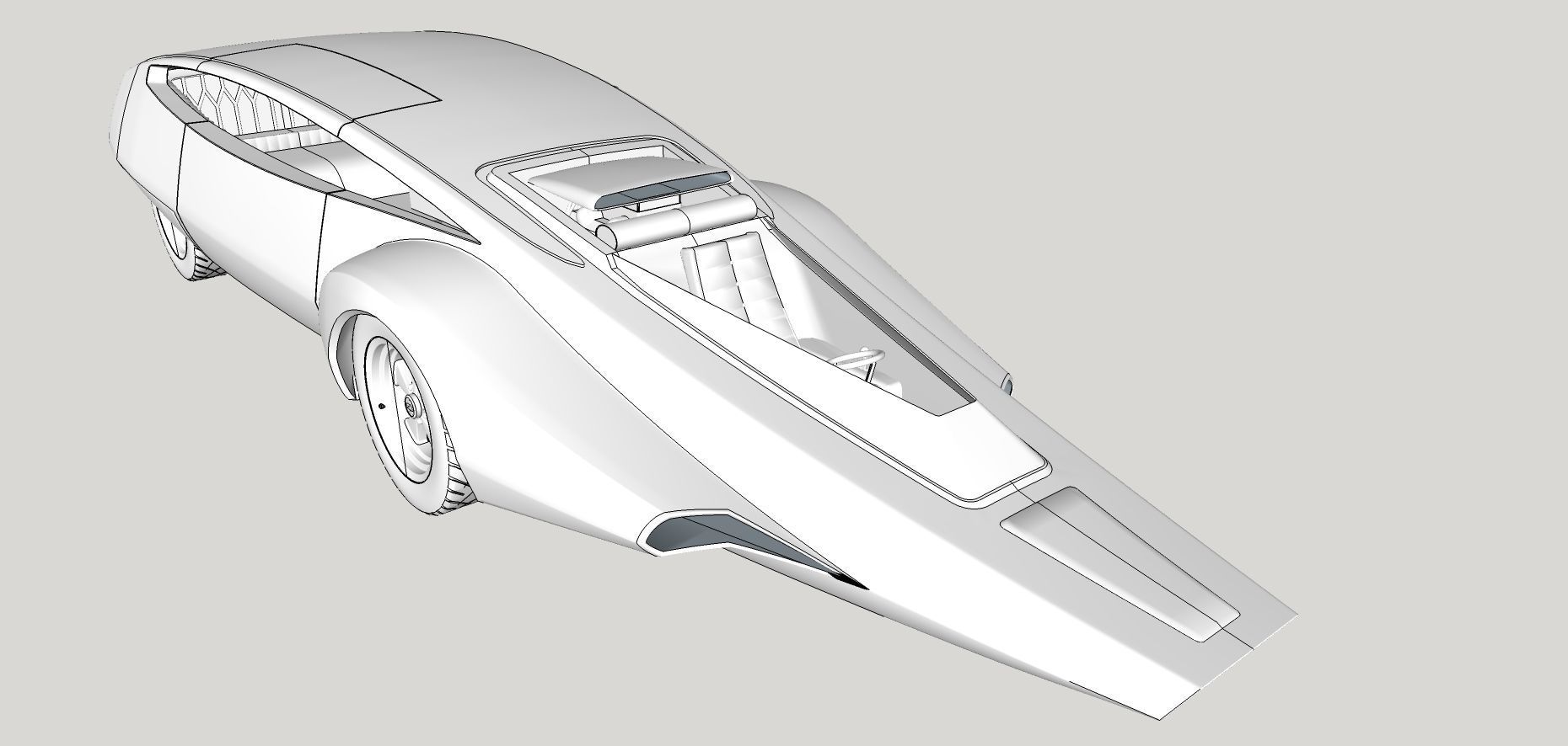 Panthermobile from pink panther 3D model | CGTrader