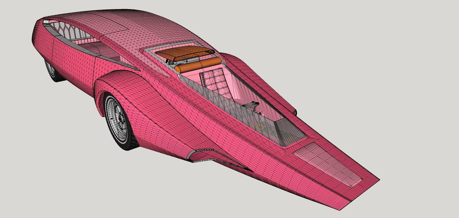 Panthermobile from pink panther 3D model | CGTrader