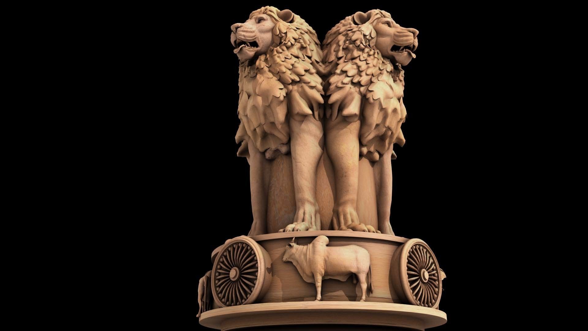 Ashoka chakra Emblem 3D model | CGTrader