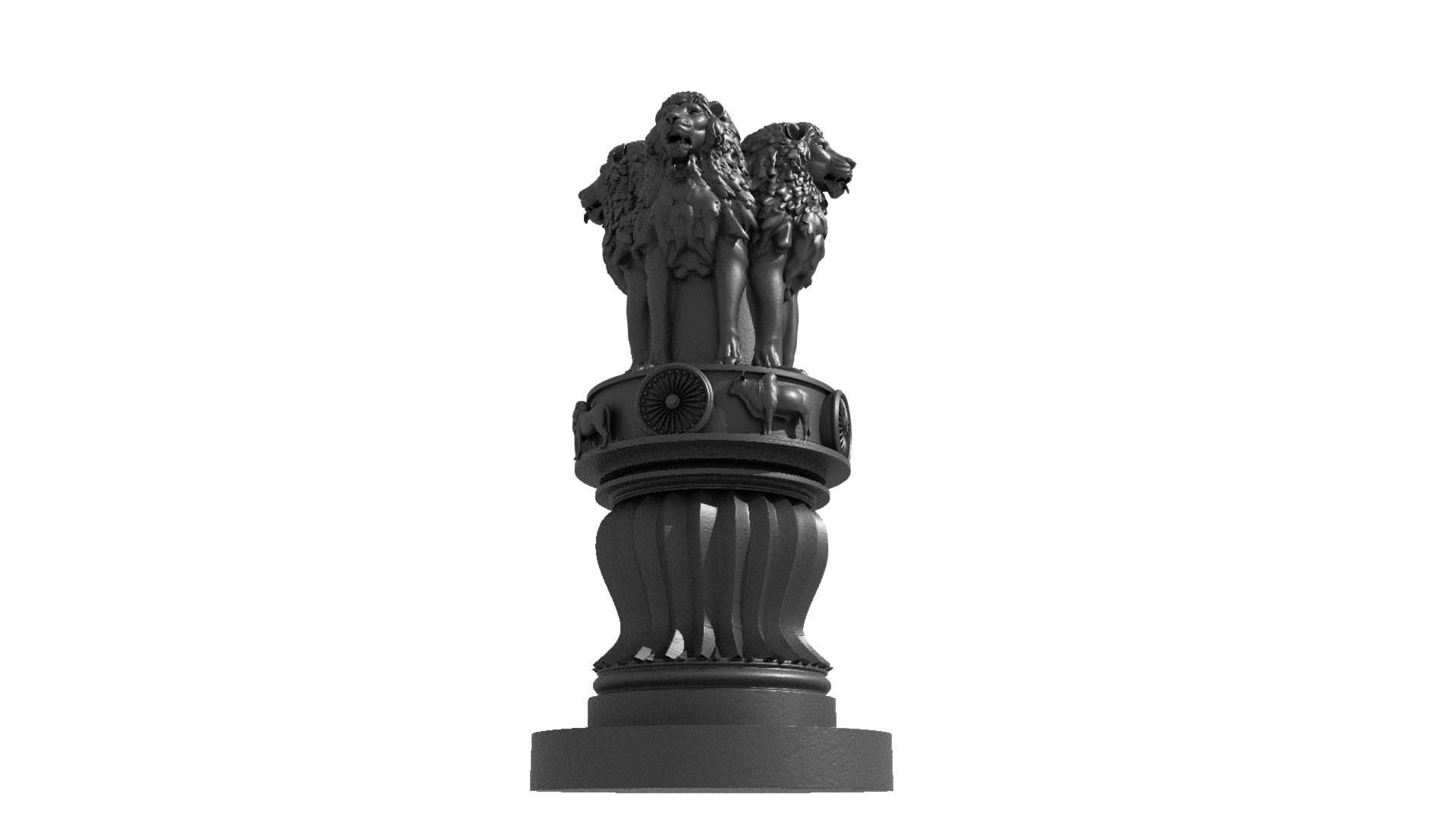 Ashoka chakra Emblem 3D model | CGTrader