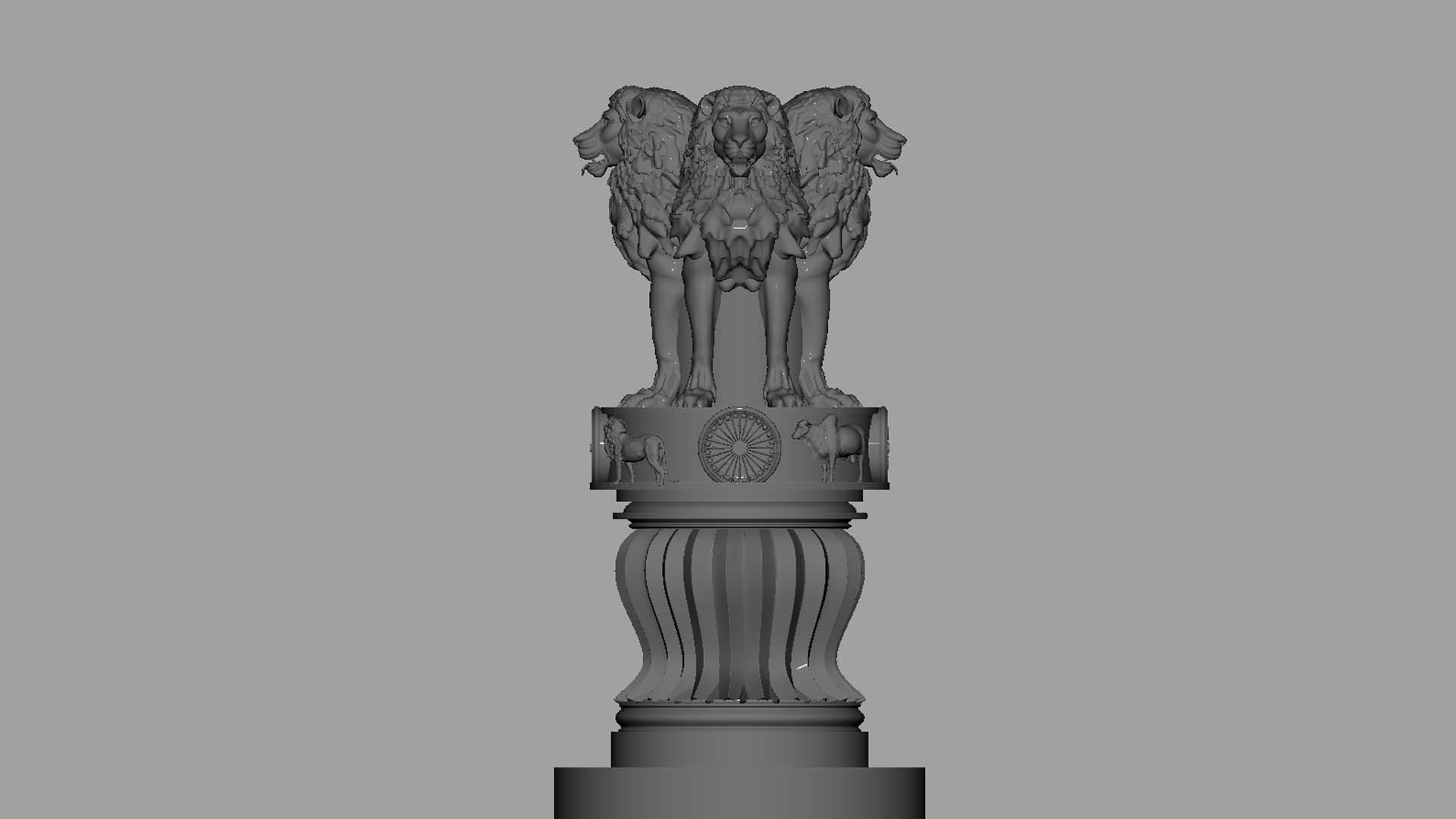 Ashoka chakra Emblem 3D model | CGTrader