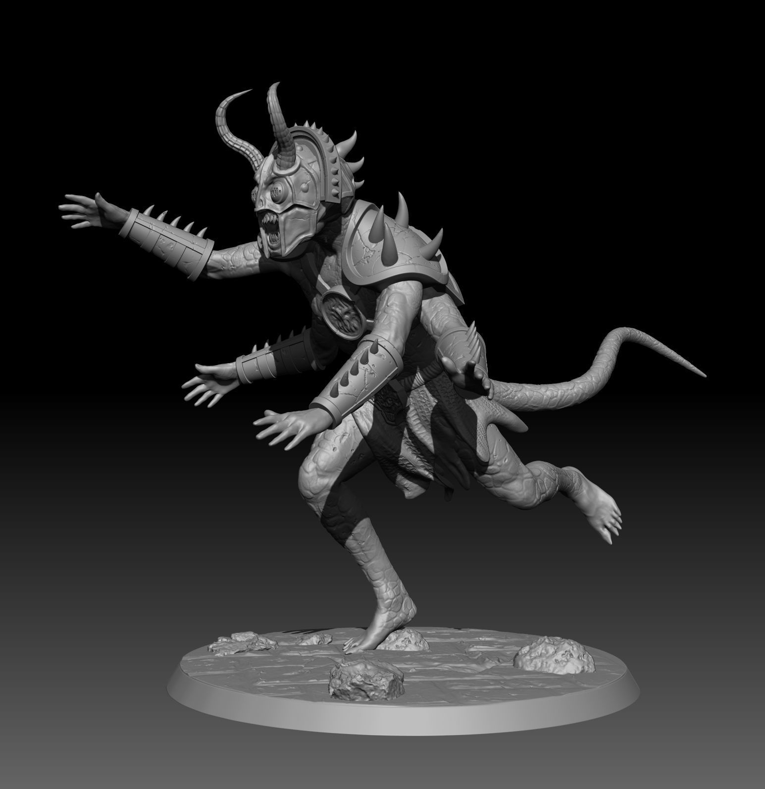 Four Armed Demon 3D model | CGTrader