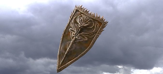 Angel Shield 3D model | CGTrader