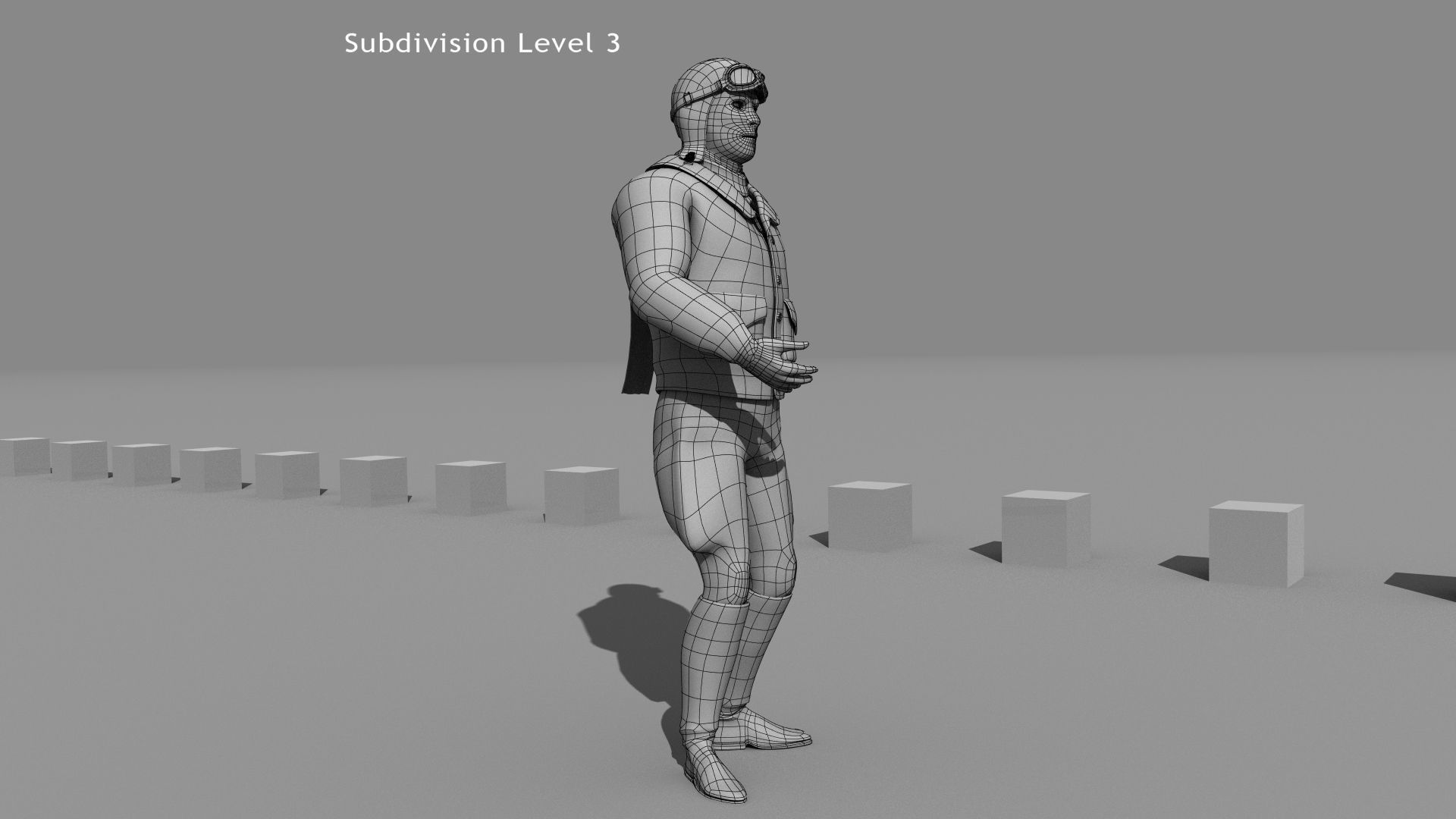 3D model Flyboy Barnstorm Pilot - MOCAP Rig and Motion Capture Data VR ...