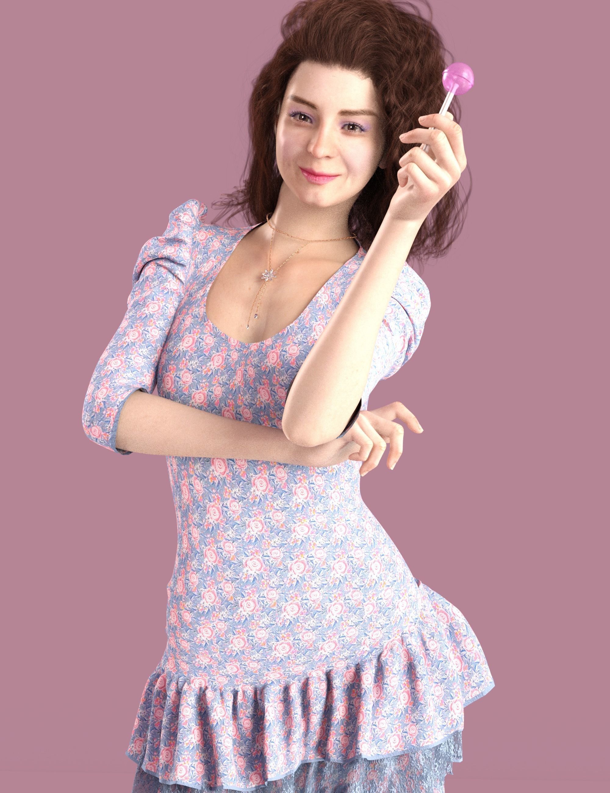 Azure For Genesis 8 Female 3D model | CGTrader