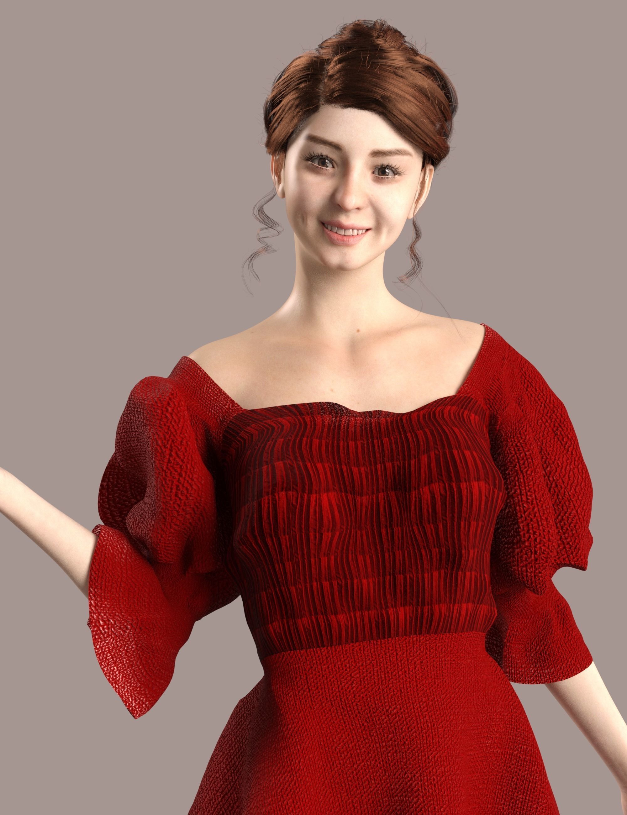 Azure For Genesis 8 Female 3D model | CGTrader