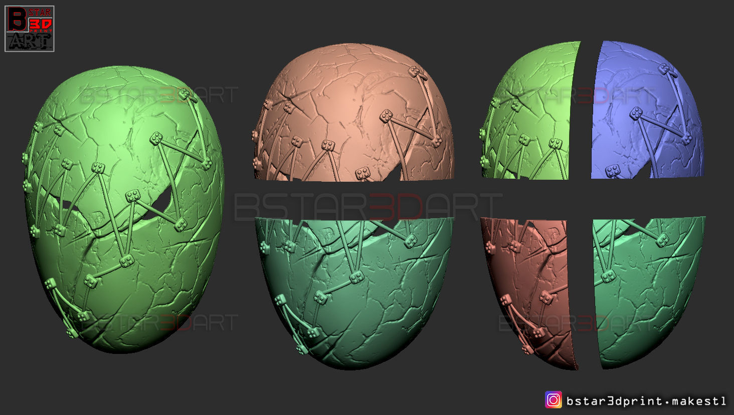 The Legion FJSJ - Dead by Daylight - Killer Masks 3D Model Collection ...