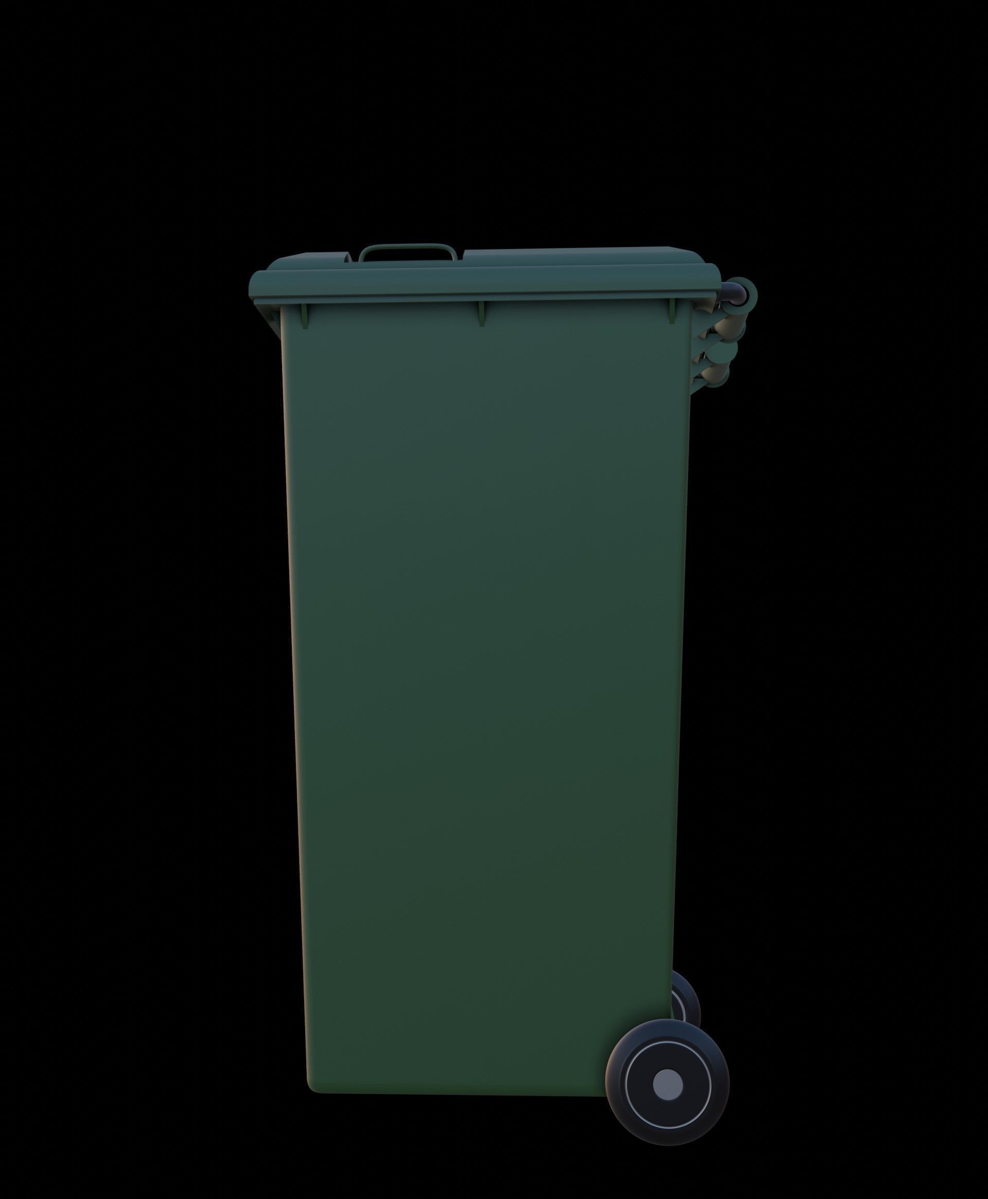 Rubbish bin 3D model animated | CGTrader