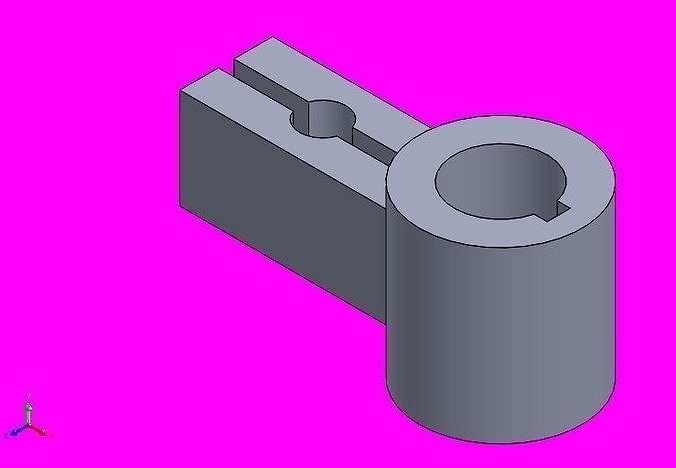 solidtutorial015 metal part free 3D model | CGTrader