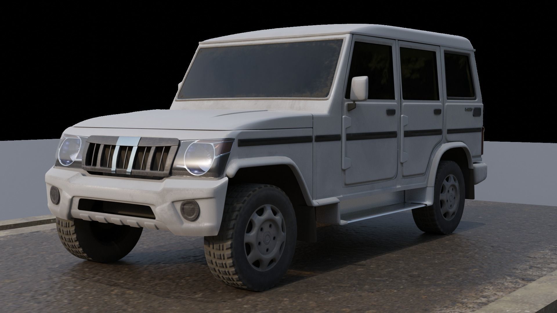 OLD MAHINDRA BOLERO 3D MODEL 3D model | CGTrader
