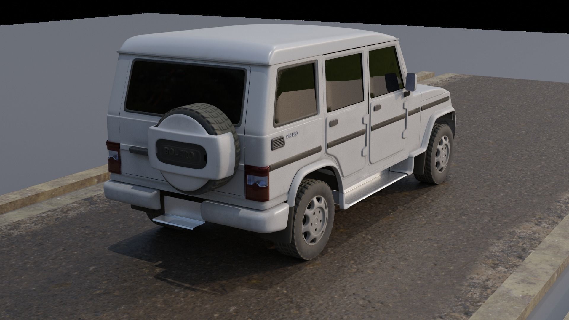 OLD MAHINDRA BOLERO 3D MODEL 3D model | CGTrader