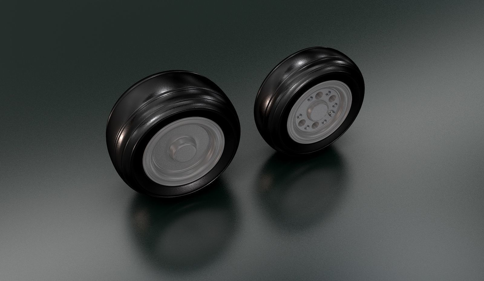 Airplane Wheels 3D model | CGTrader
