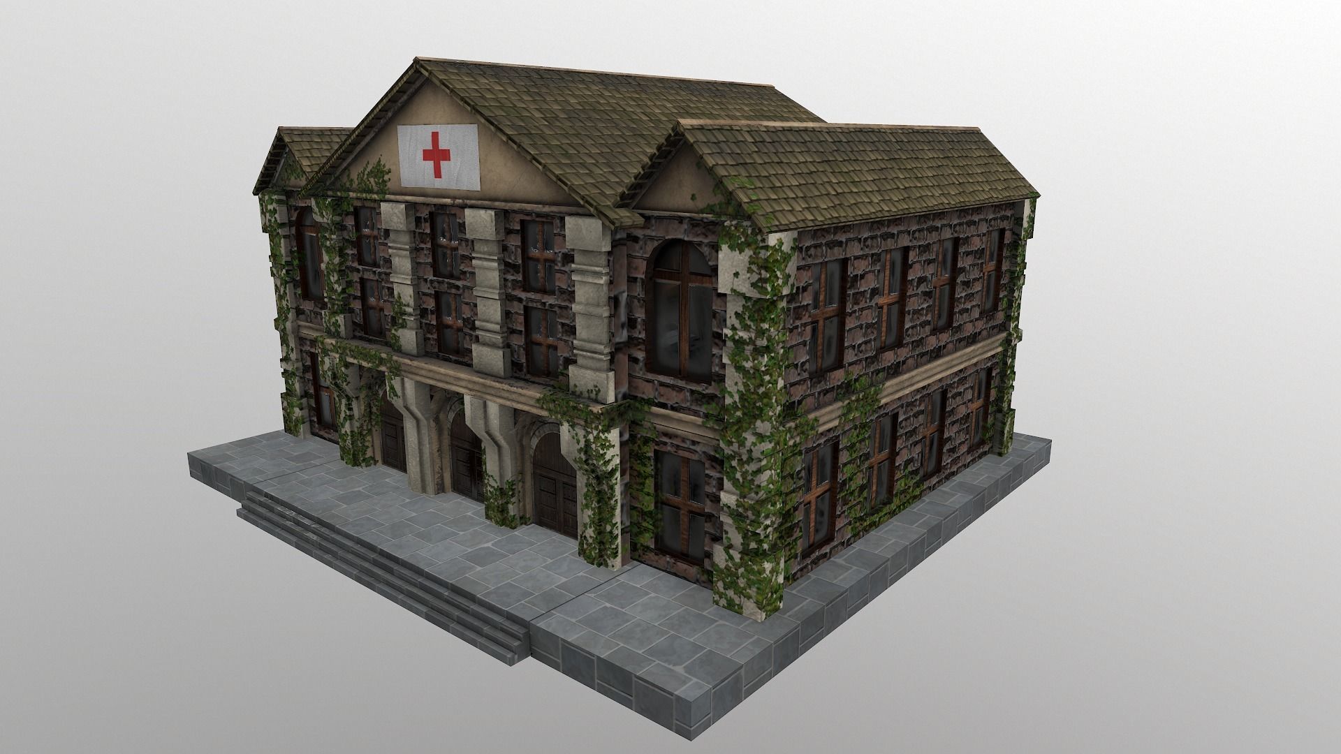 3D model Medieval Hospital VR / AR / low-poly | CGTrader