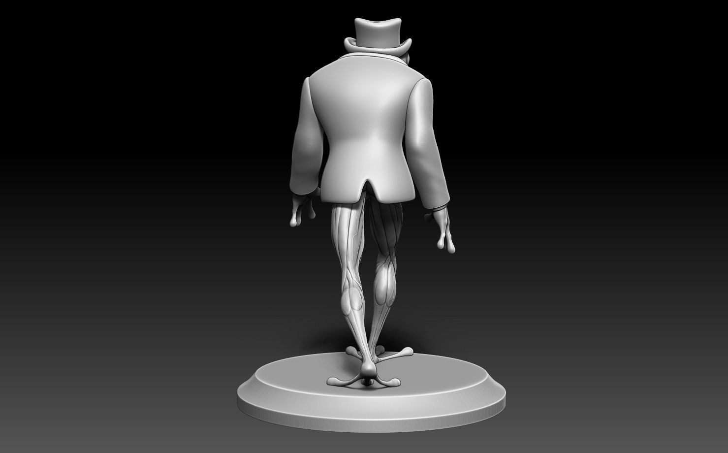 Dapper Frogman 3D model 3D printable | CGTrader