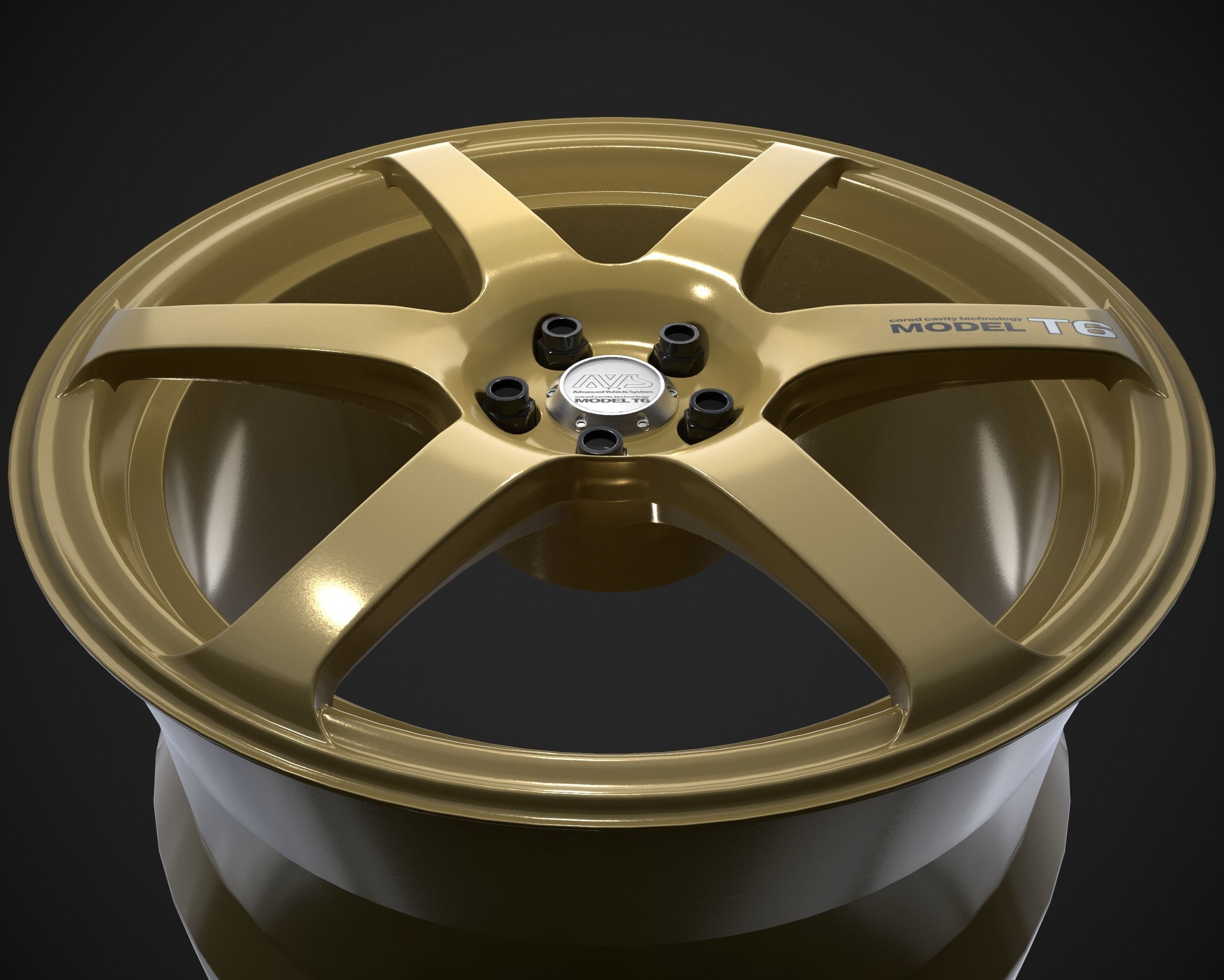 3D model Yokohama Advan AVS Model T6 VR / AR / low-poly | CGTrader