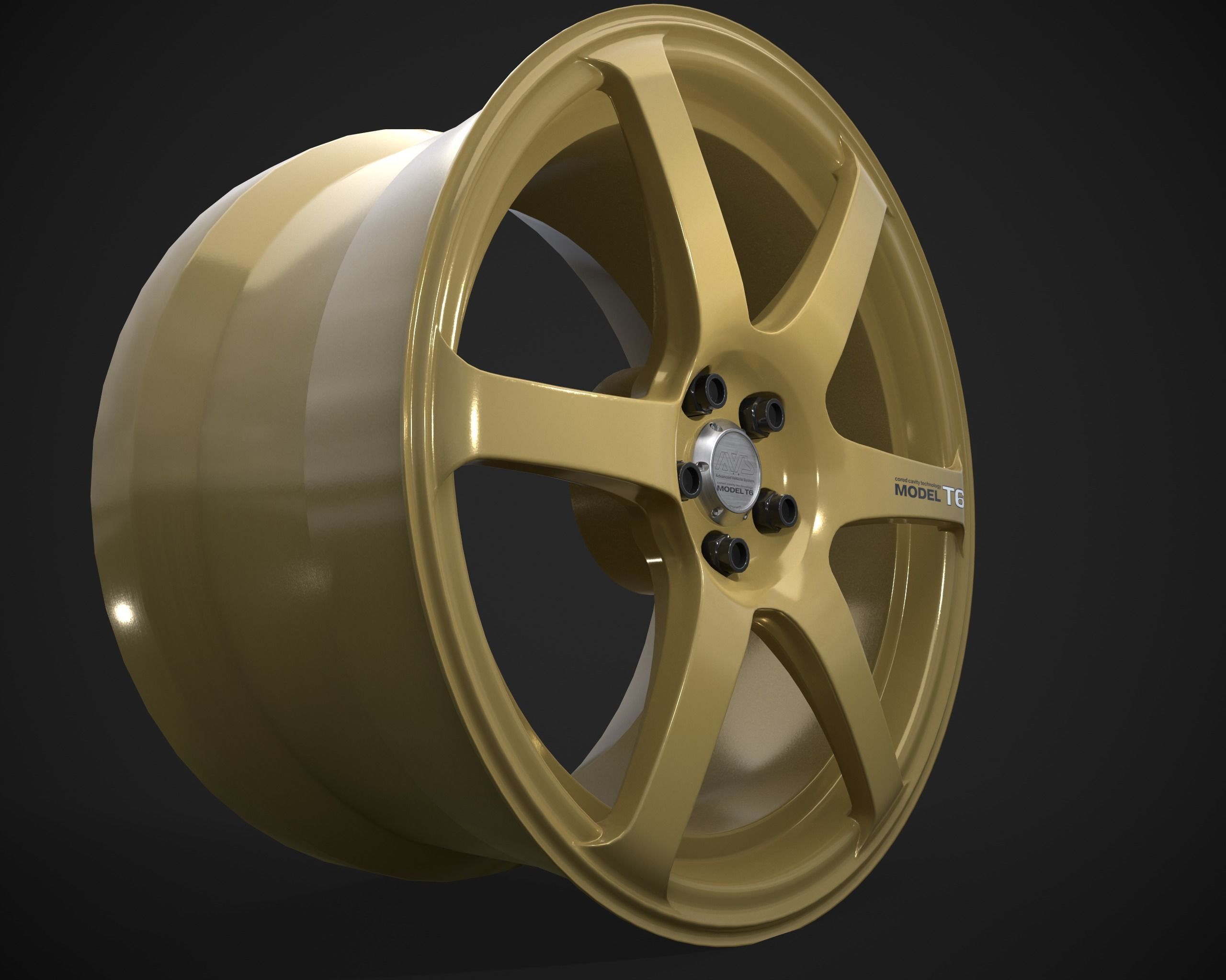 3D model Yokohama Advan AVS Model T6 VR / AR / low-poly | CGTrader