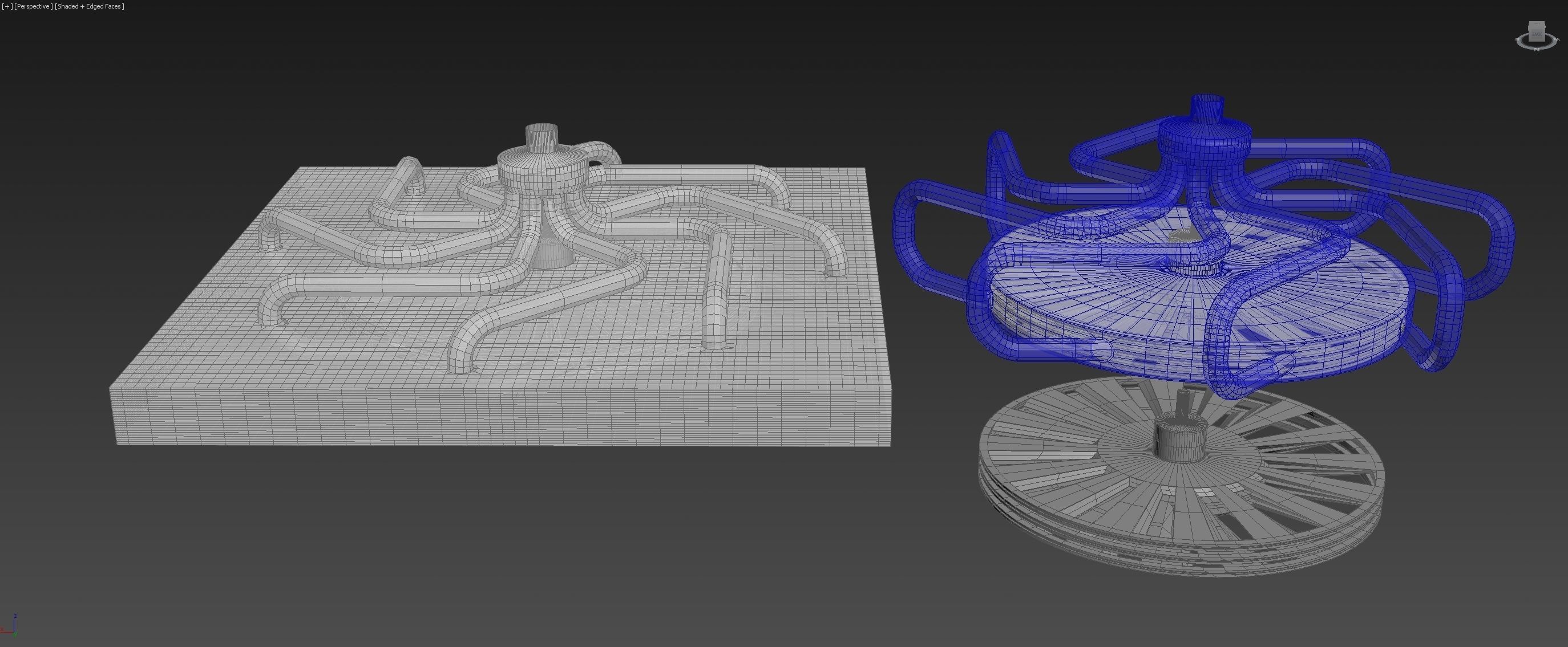 Octo Vortex Tesla Turbine - Concept 02 3D model | CGTrader