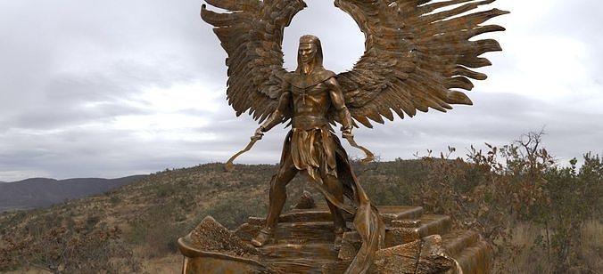 Egyptian Fallen Angel 3D model | CGTrader