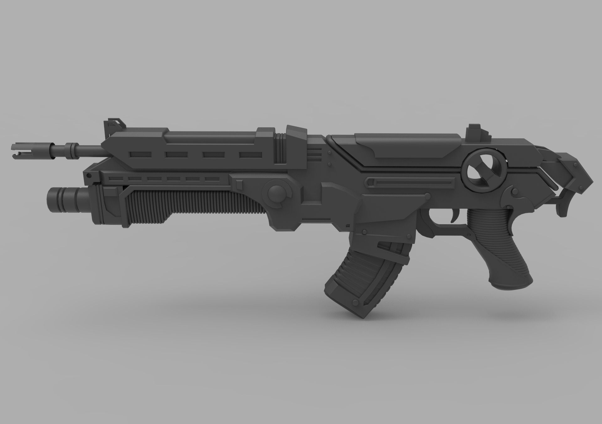 Scifi gun 3D model | CGTrader