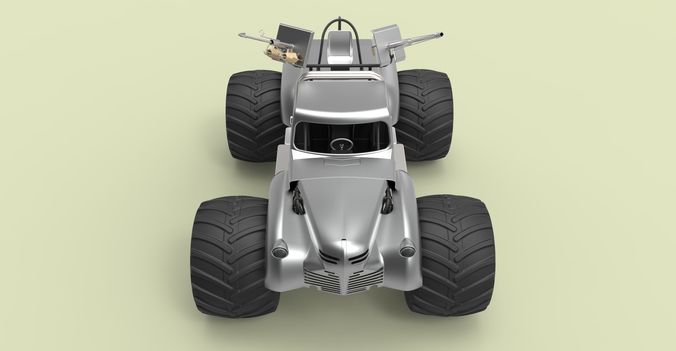 Big Foot from Mad Max Fury Road 3D Model OBJ SLDPRT SLDASM SLDDRW IGE ...
