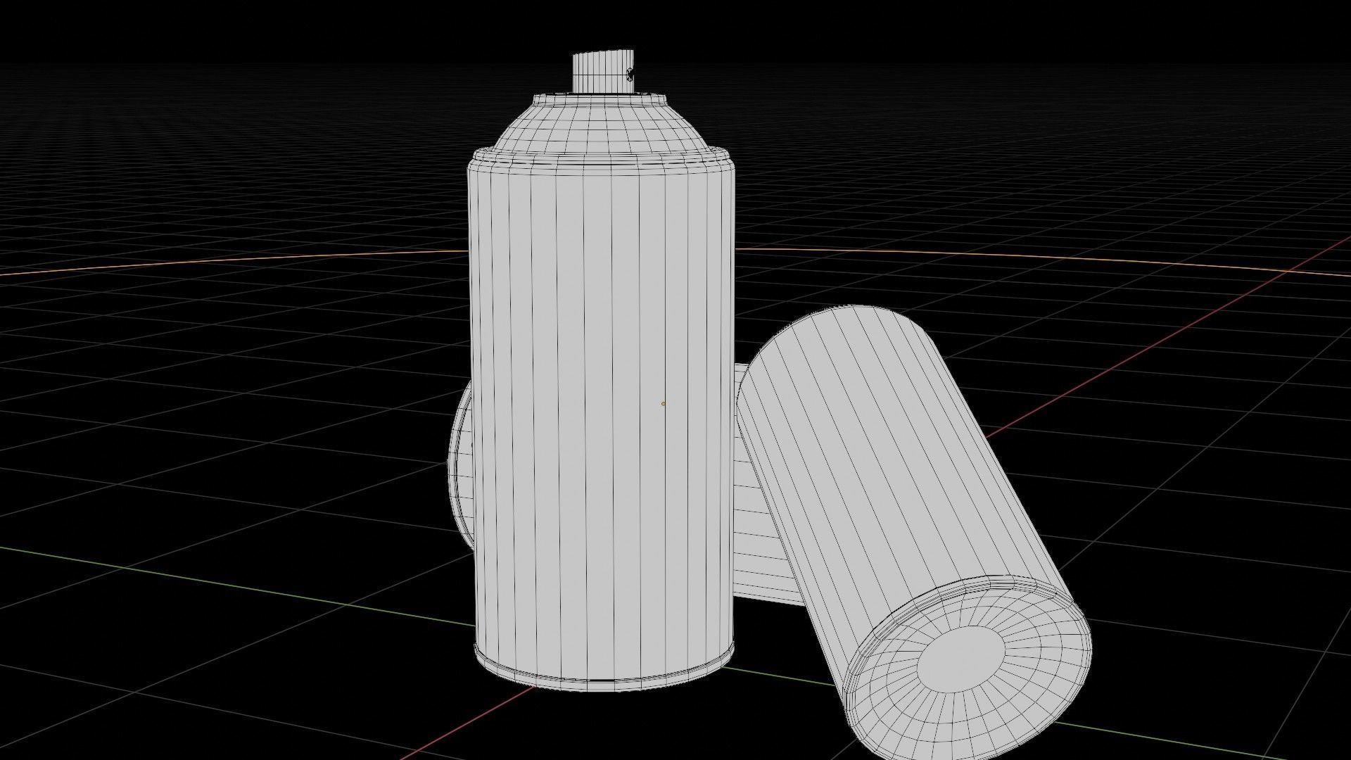 spray can model with 2k pbr textures 3D model | CGTrader