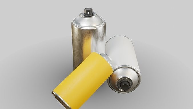 spray can model with 2k pbr textures 3D model | CGTrader