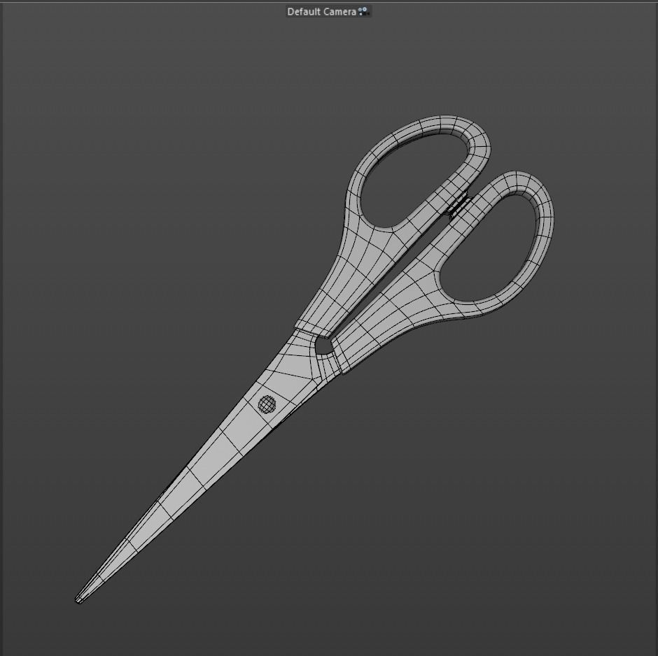 Scissors 3D model pair of free VR / AR / low-poly 3D model rigged ...