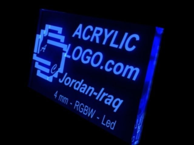 3D model Acrylic with led signs VR / AR / low-poly | CGTrader