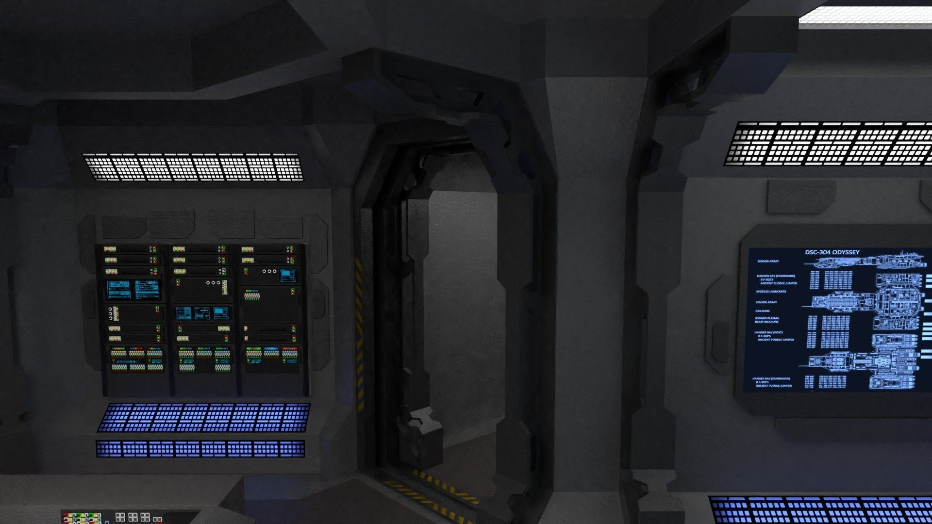 StarGate F-304 Daedalus Battlecruiser Bridge 3D model | CGTrader